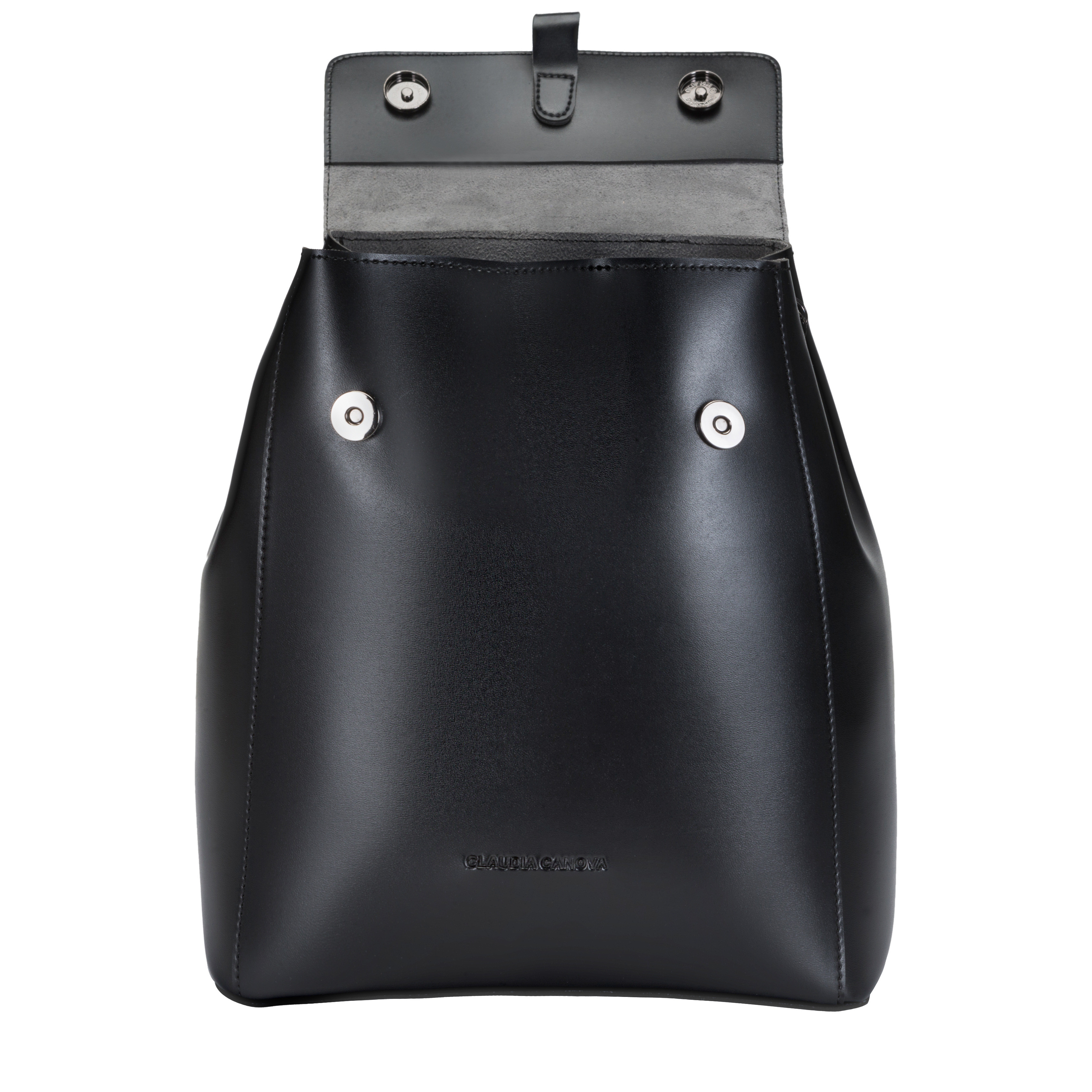 Sophia Flapover Backpack Chain Detail